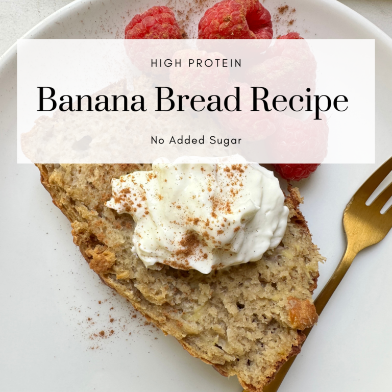 High Protein Banana Bread Recipe No Added Sugar
