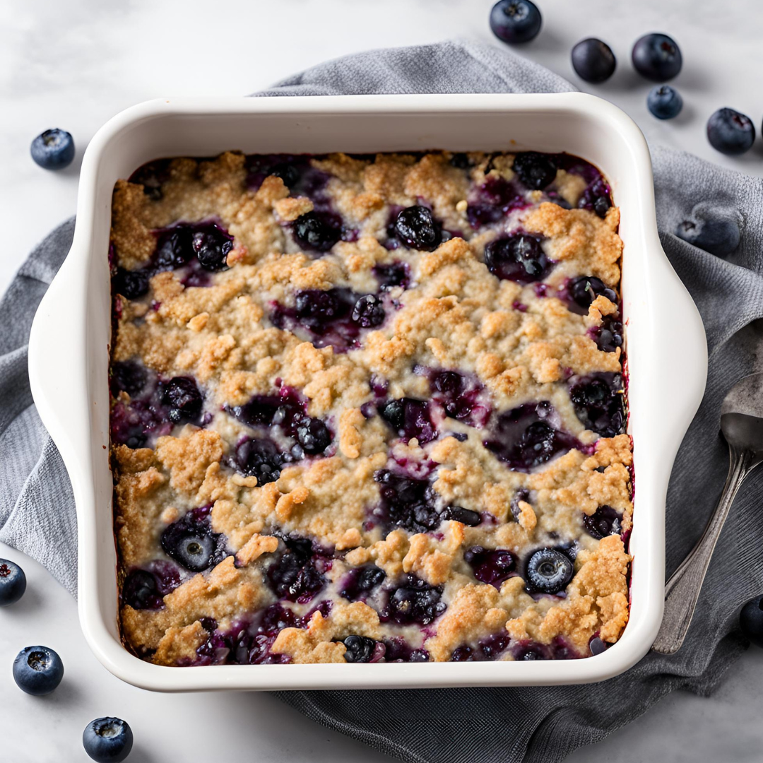 Lemon Blueberry Baked Oatmeal (High Protein, no Banana) - Mom Nutritionist