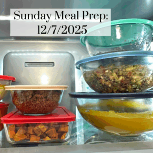 Sunday Meal Prep - Mom Nutritionist
