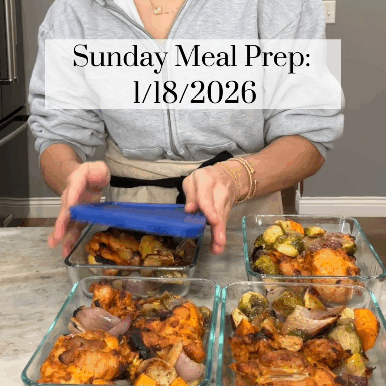 Sunday Meal Prep - Mom Nutritionist