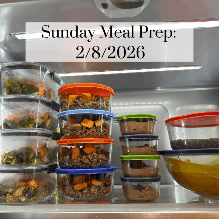 Sunday Meal Prep - Mom Nutritionist
