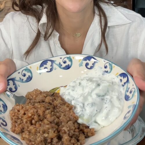 Lebanese Mujadara Recipe (Authentic Lentils and Bulgur)